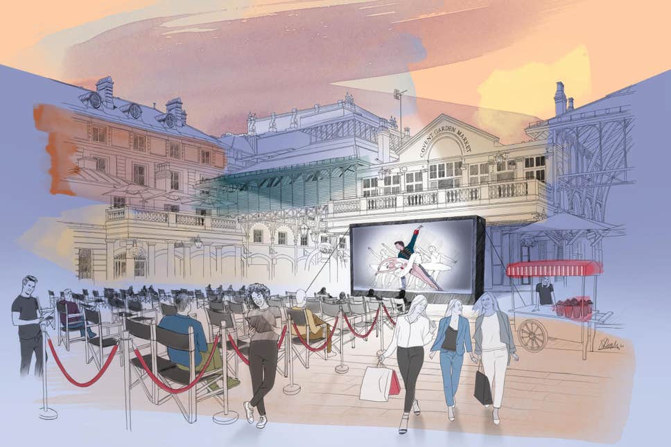 Royal Opera House Opens An Open Air Cinema