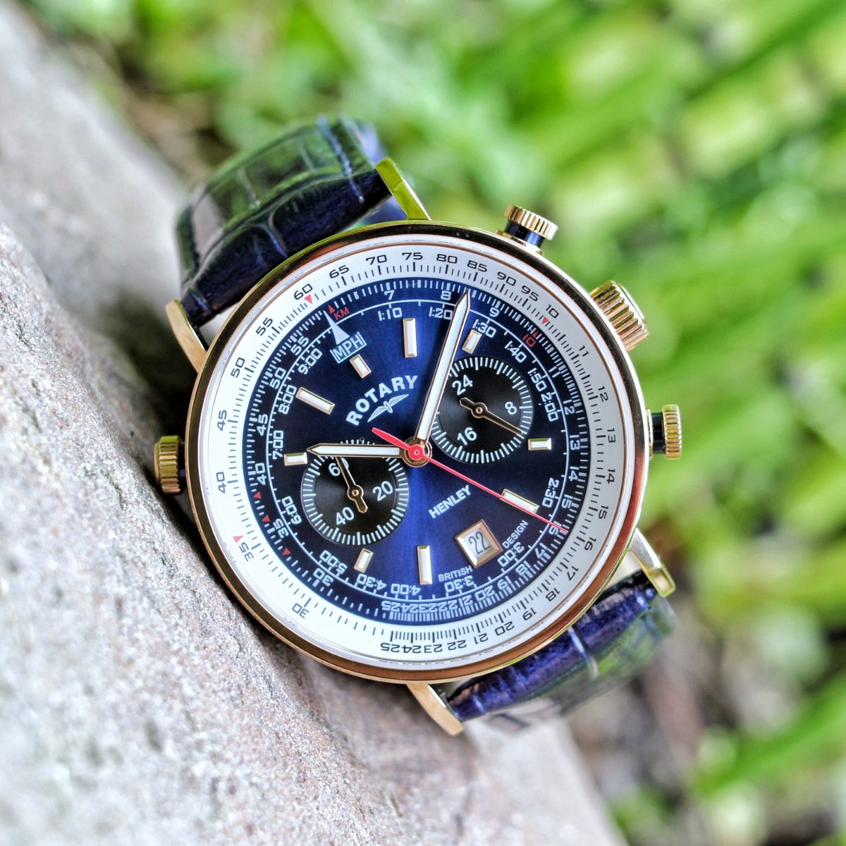 Win Luxury Rose Gold Rotary Watch - Competition