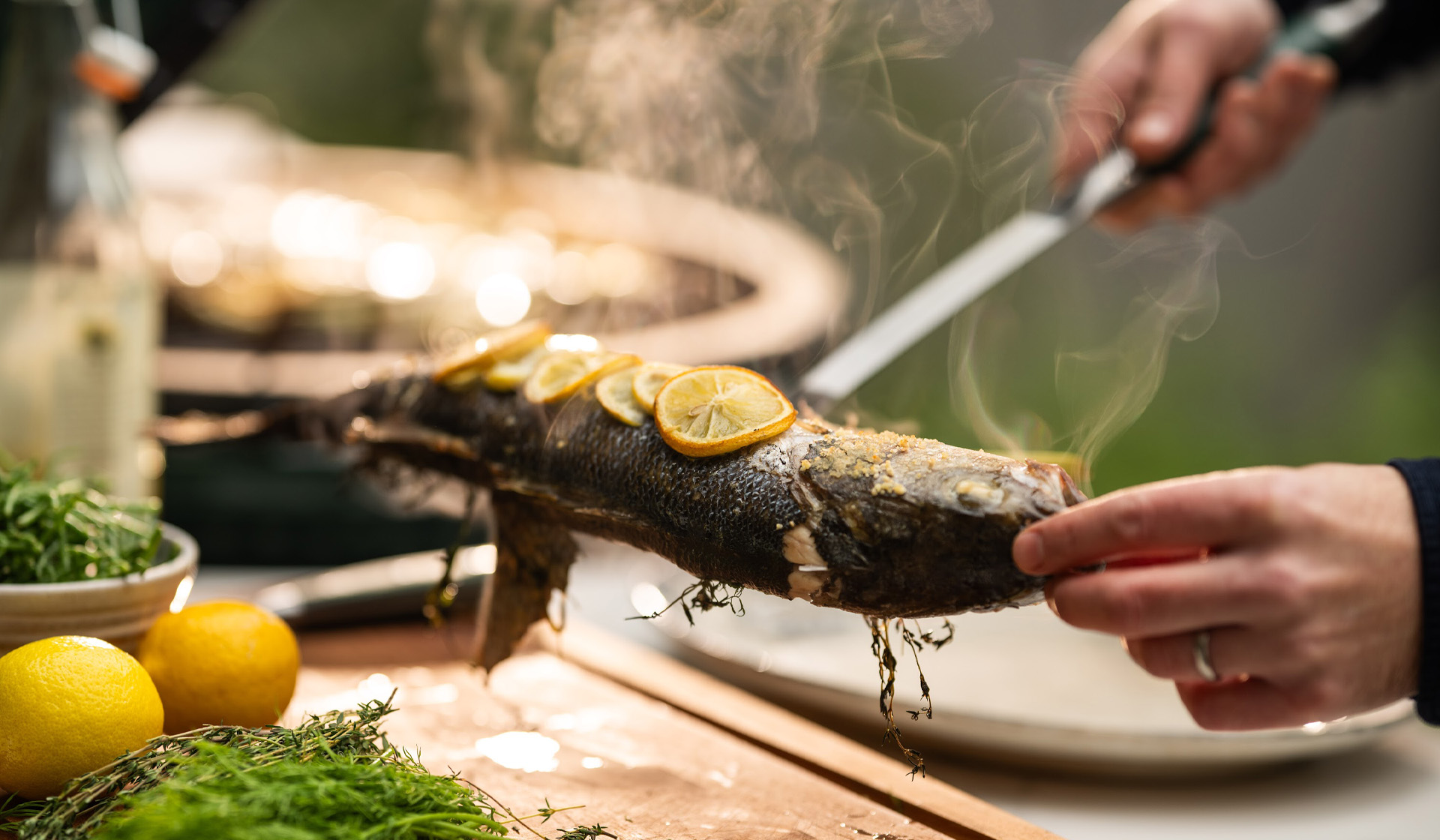 Chef Series: Tom Aikens' BBQ Sea Bass With Lemon And Fennel - The Handbook